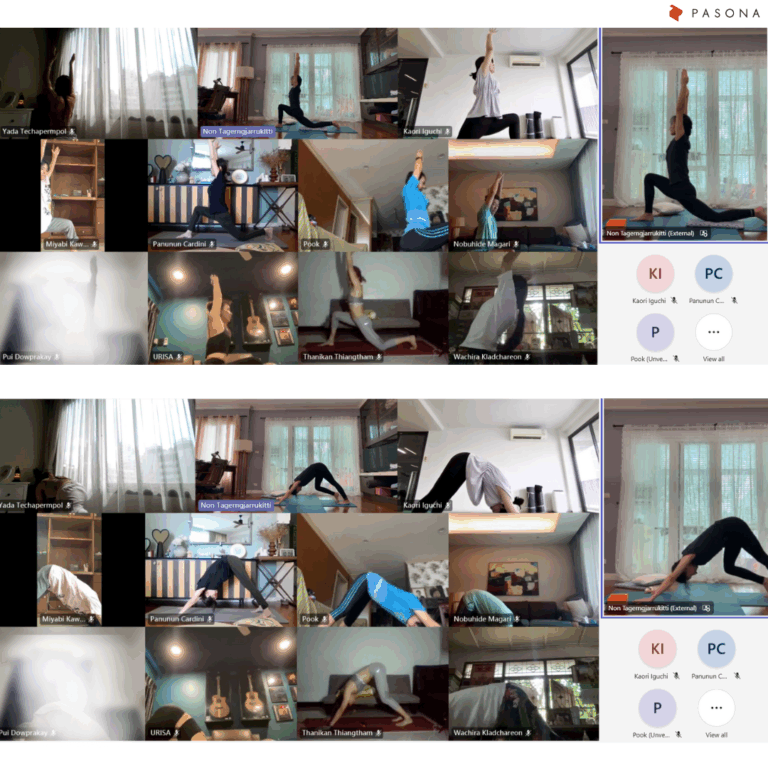 CSR of May 2025: Relieve Office Syndrome with a Yoga Course - Pasona Thailand